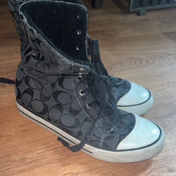Coach | Shoes | Coach High Top Sneakers | Poshmark